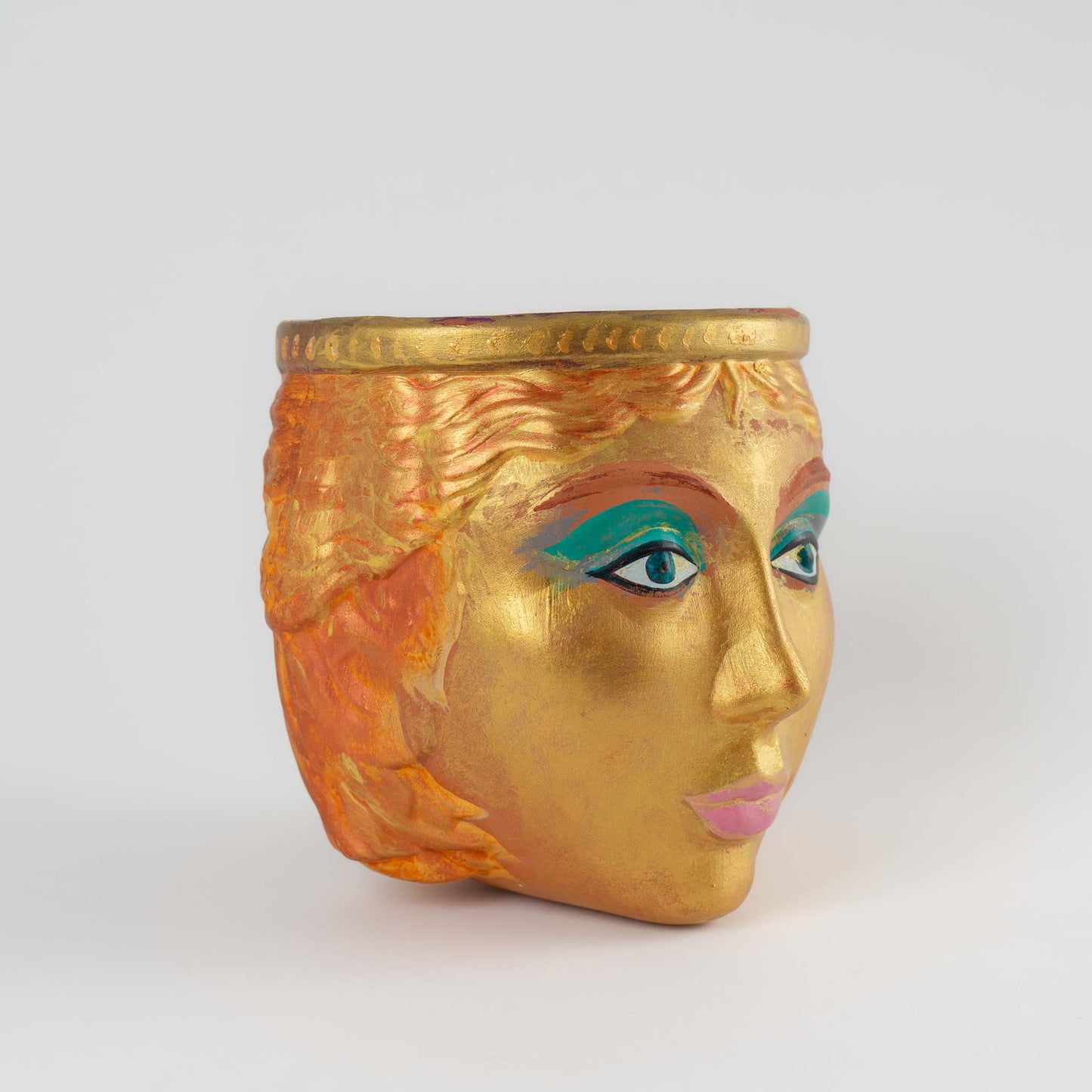Vintage Rookes Pottery Terra Cotta Goddess Wall Planter The Vintage