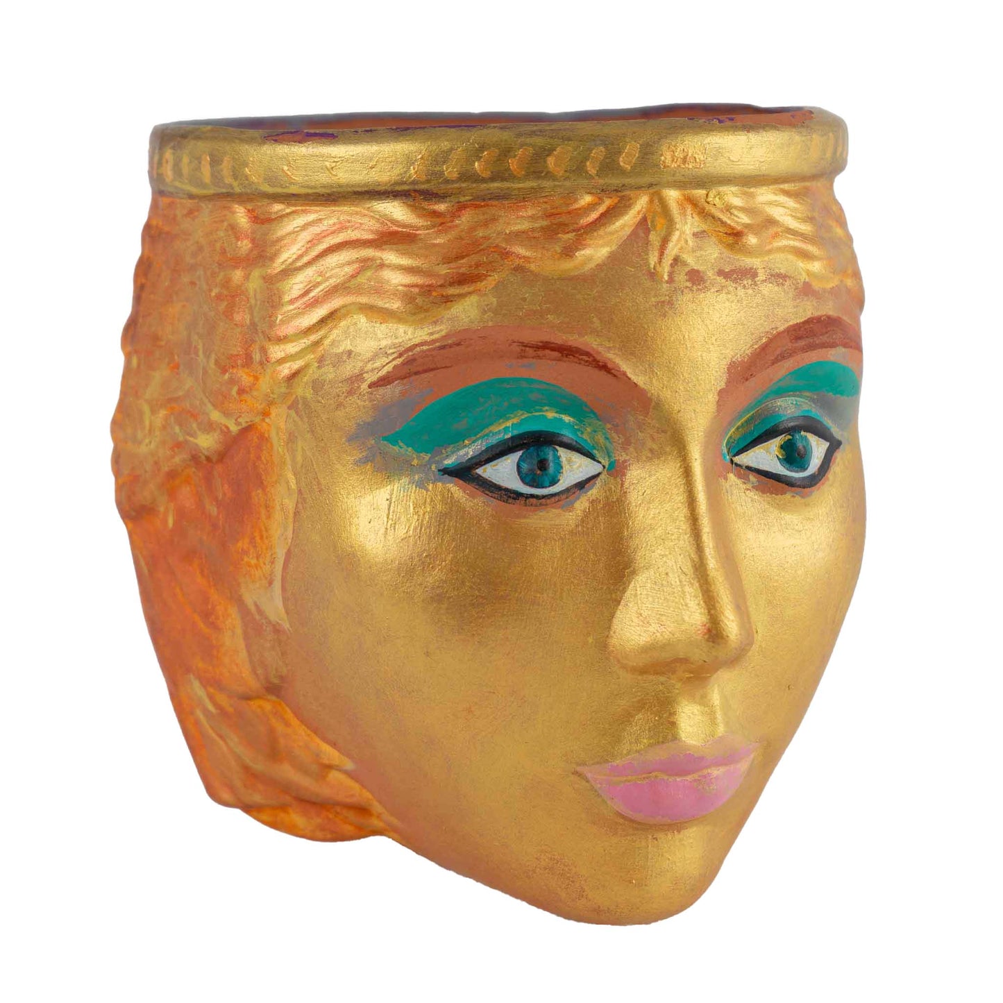 Vintage Rookes Pottery Terra Cotta Goddess Wall Planter The Vintage