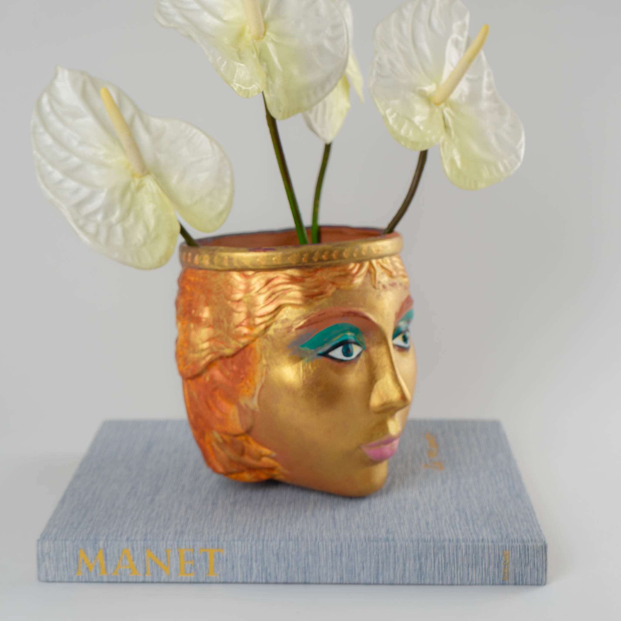 Vintage Rookes Pottery Terra Cotta Goddess Wall Planter The Vintage
