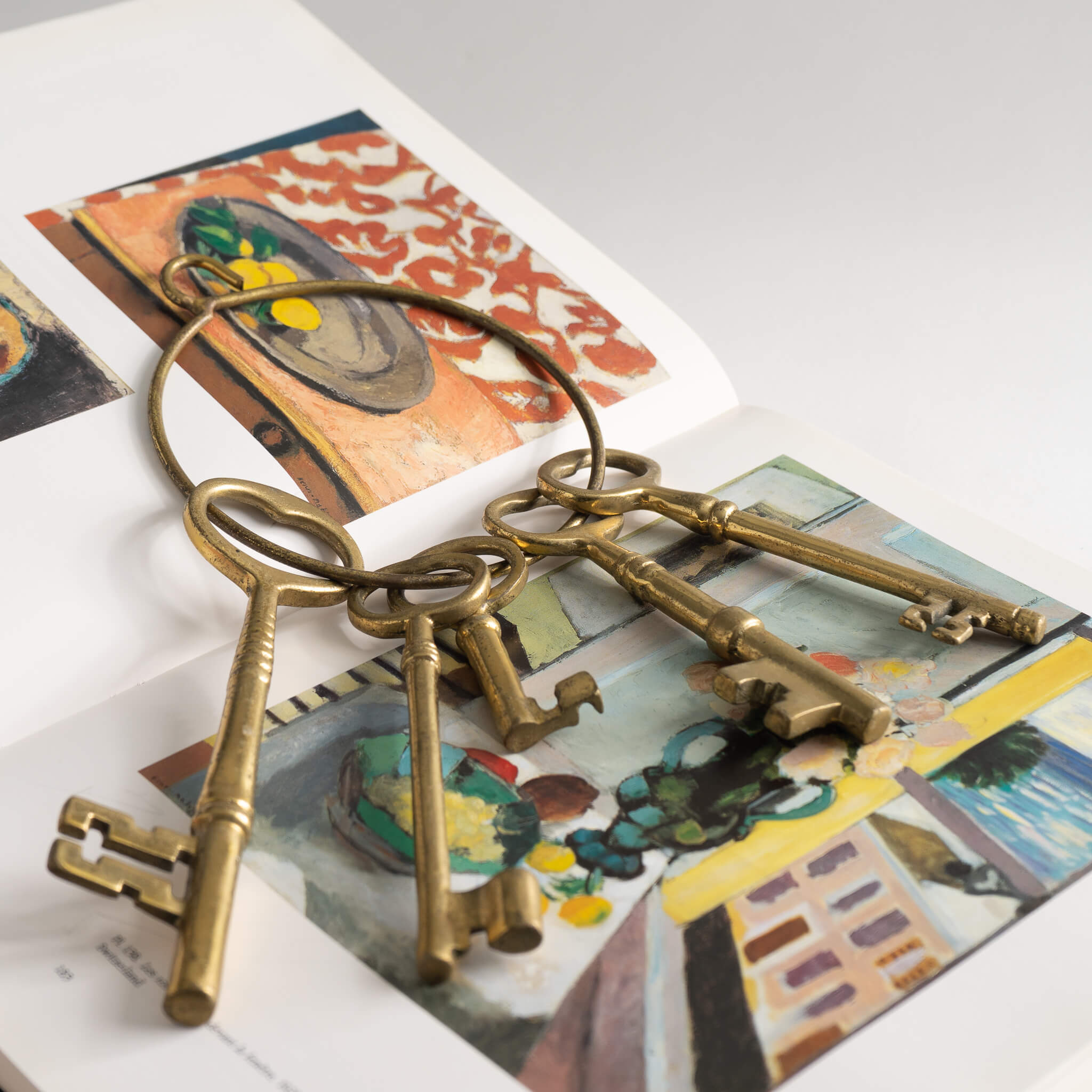 Vintage Large Brass Keys on Hoop Ring – The Vintage Advisor