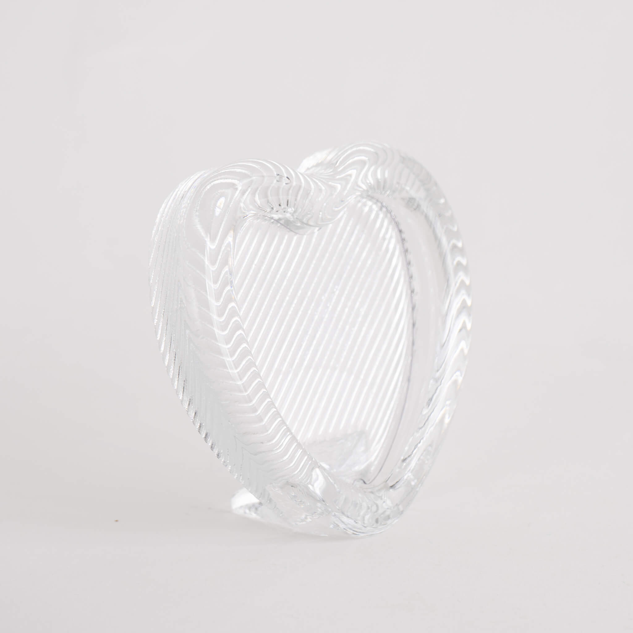 Vintage Glass Striped Heart Frame – The Vintage Advisor