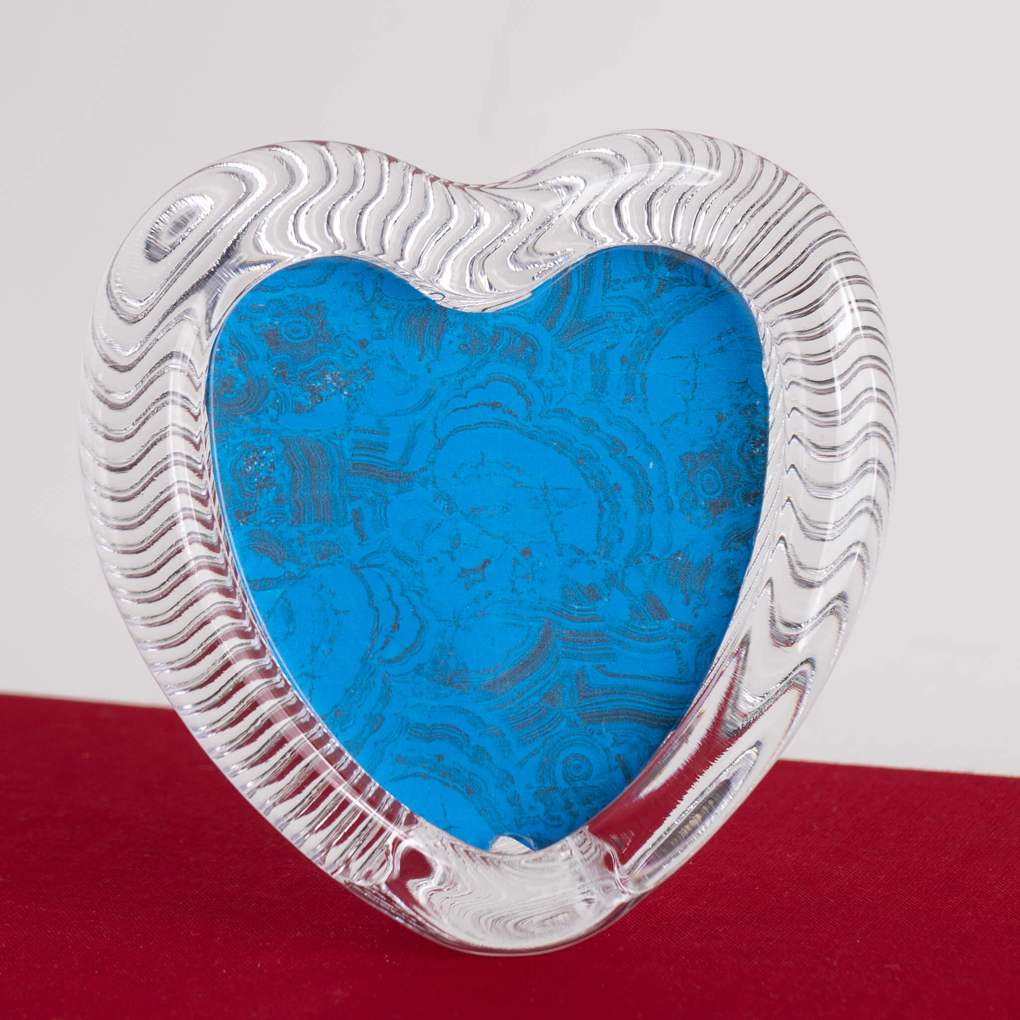 Vintage Glass Striped Heart Frame – The Vintage Advisor